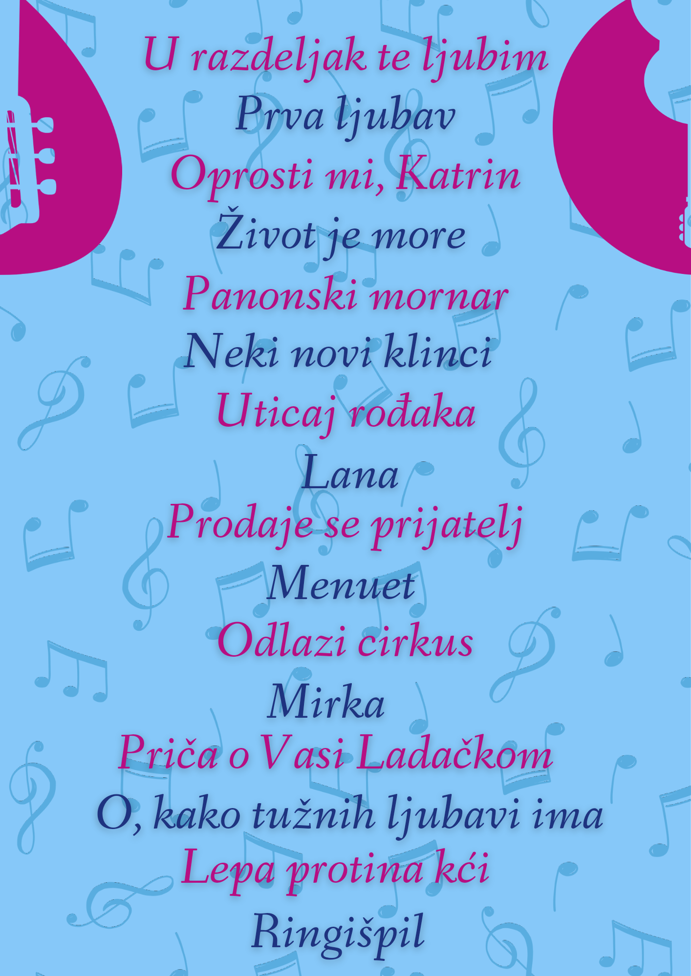 Notna Sveska "I od dva tri akorda (jer ni ne umem bolje ja ...